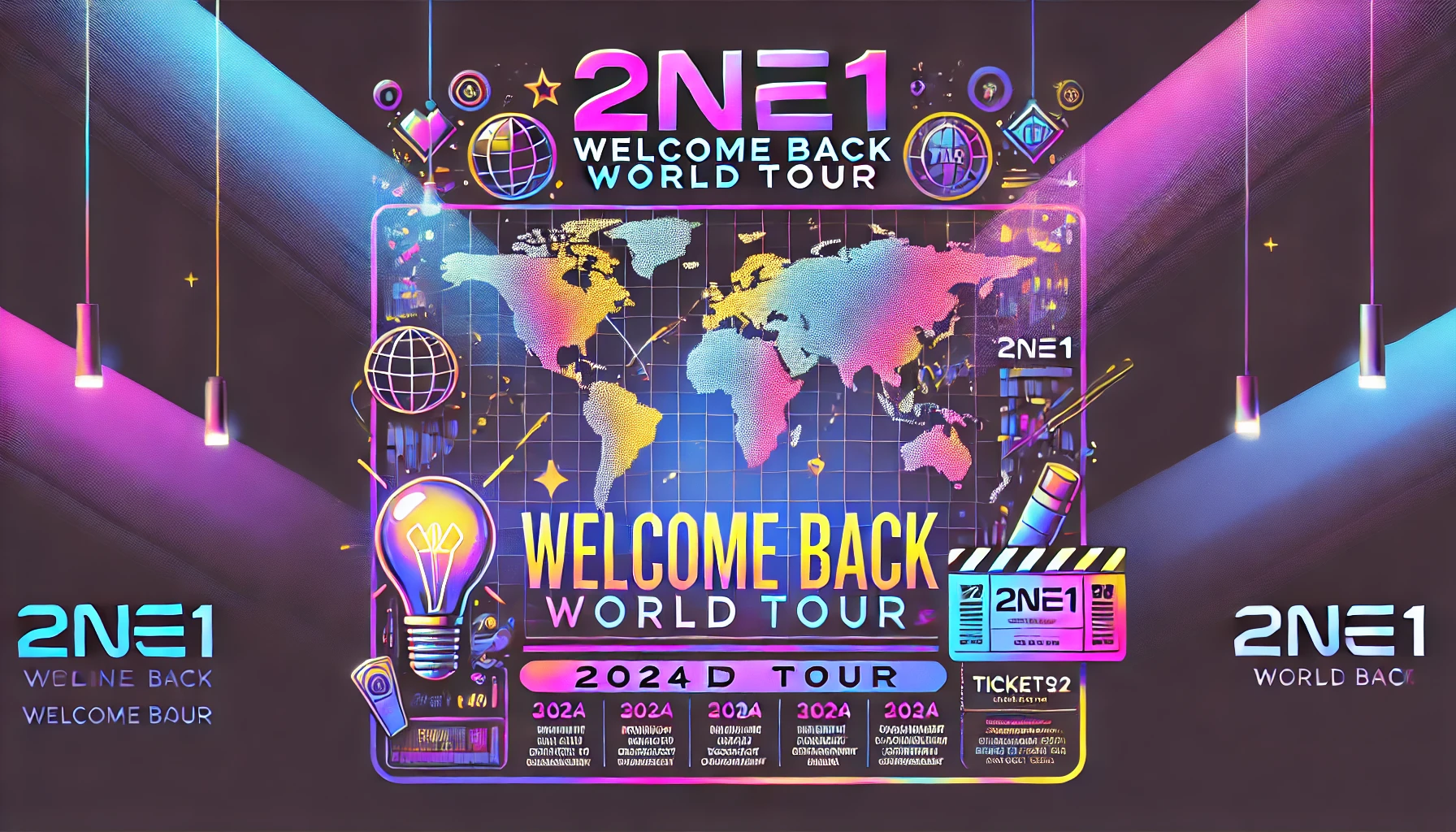 2NE1, 2024년 웰컴백 월드 투어 발표 - KoreaFiz