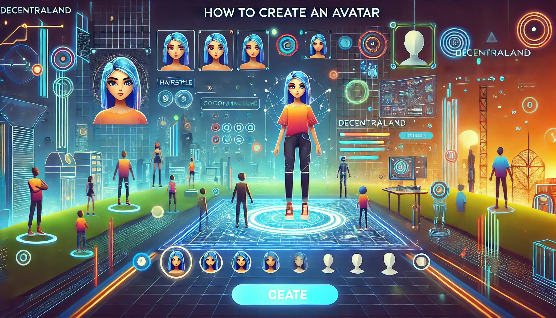 Decentraland: How to Create an Avatar - KoreaFiz